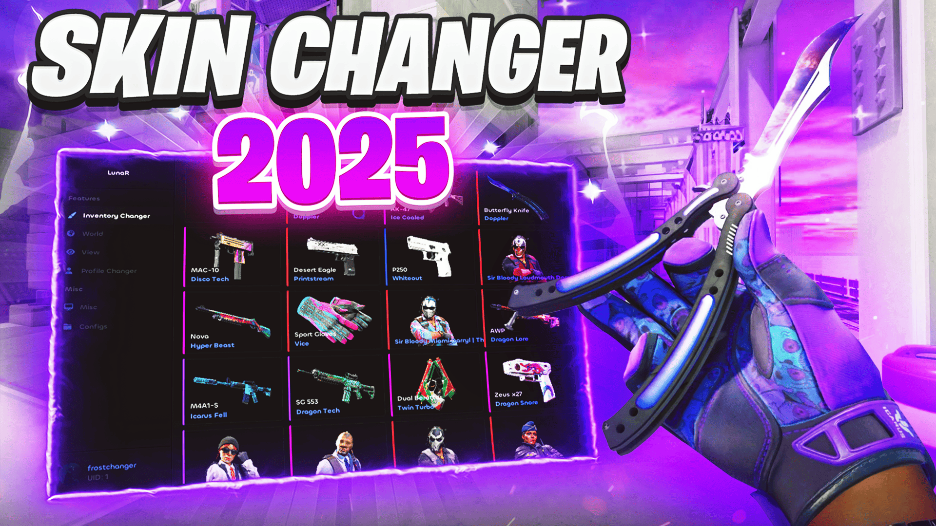 FrostChanger - Best Valorant, Counter-Strike 2 SkinChanger & Mod Menus
